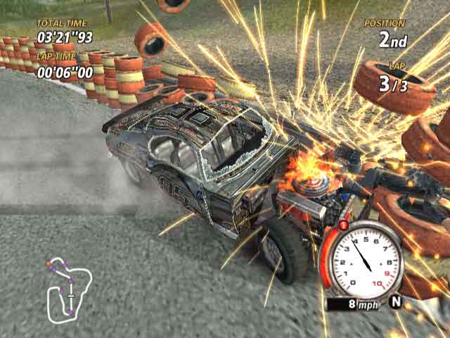 Flatout (PS2) Review - SwankWorld